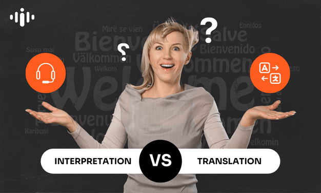 Interpretation vs translation - what is the difference?